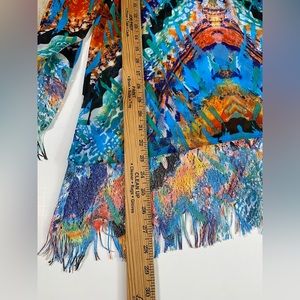 Mushka By Sienna Rose | Tops | Mushka By Sienna Rose Boho Fringe Sheer ...